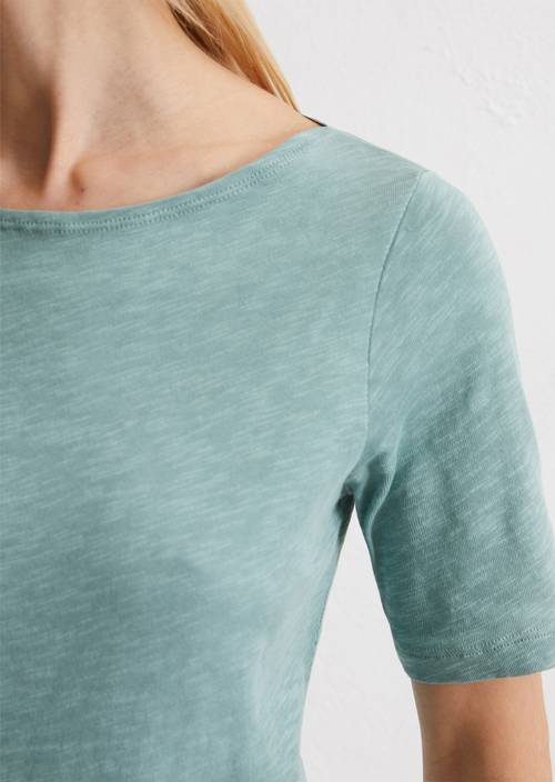 T-shirt DfC regular en jersey slub doux - verde | Manches courtes ...