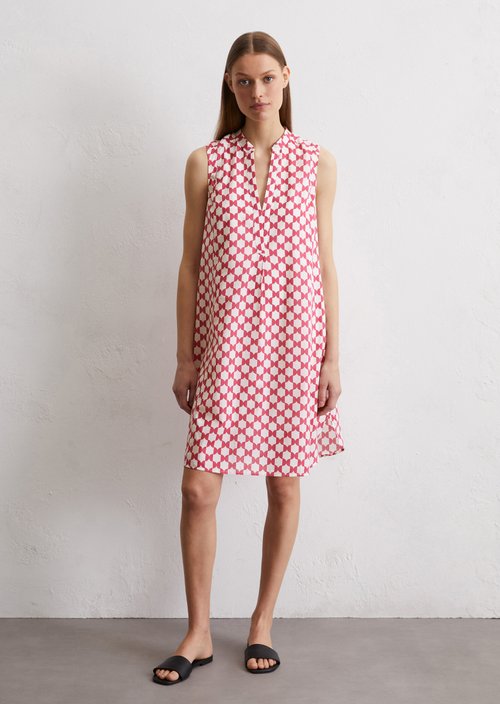Print dress loose made from Silky Touch Voile - multicolor | Mini ...