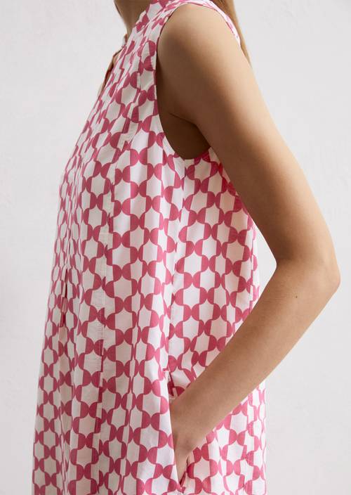 Print dress loose made from Silky Touch Voile - multicolor | Mini ...