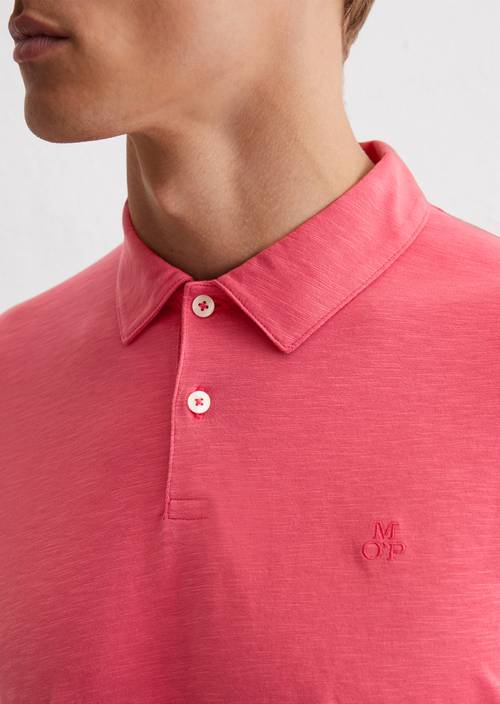 DfC polo shirt Jersey shaped in soft slub jersey fabric - rose | Short ...