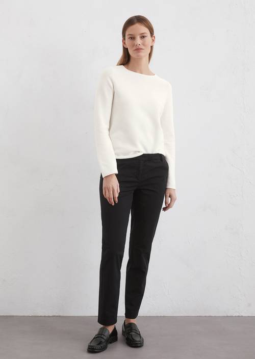 Pants model Torne Tailored made from elastic cotton twill - black ...