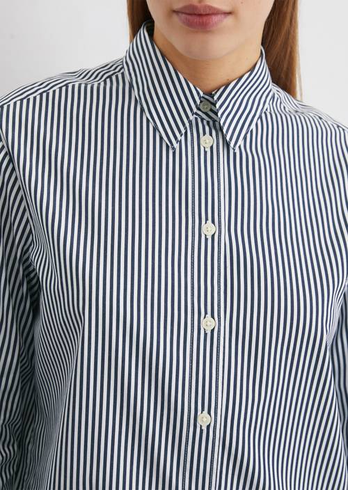 Striped shirt dress regular made from poplin - multicolor | Mini ...