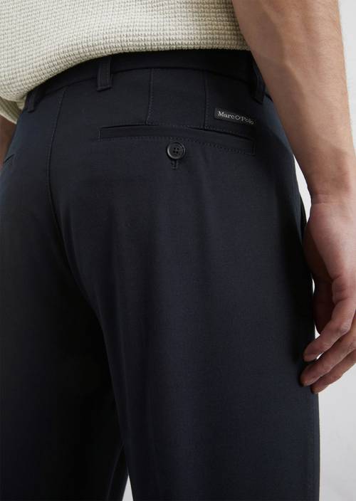 Chino Model Osby jogger pleats tapered made from a soft material mix ...