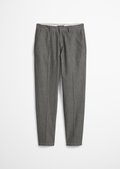 Chino model Morot made from lightweight organic cotton chambray - gray ...