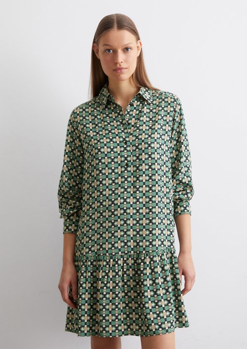 Print dress loose from LENZING™ ECOVERO™ - multicolor | Mini dresses ...