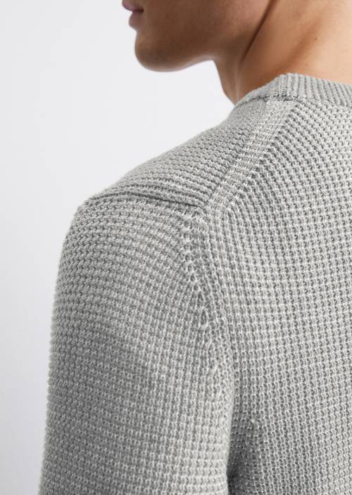 Pullover regular aus reiner Bio-Baumwolle - grau | Pullover | MARC O’POLO