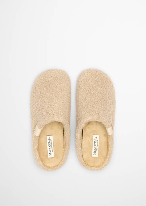 Chaussons en fourrure de nounours moelleuse - marron | Chaussures ...