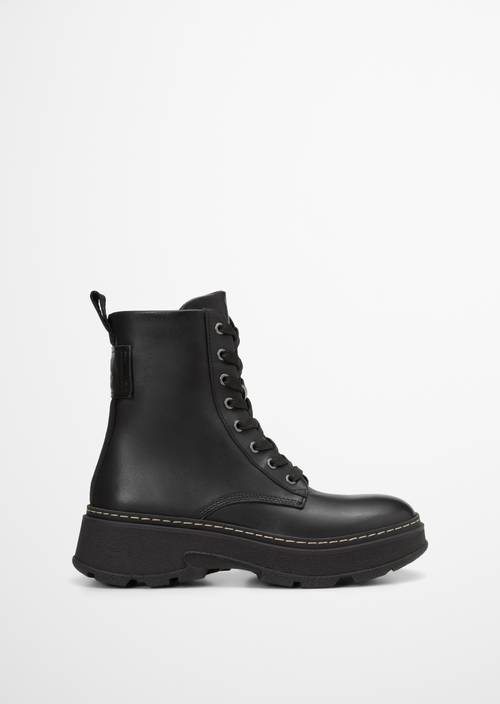 Lace-up boots model Elisa with lightweight TR outsole - black | Lace-up ...