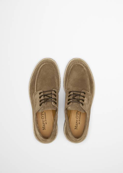 Boat shoe model Armin with a strong profile - brown | Made in Portugal ...