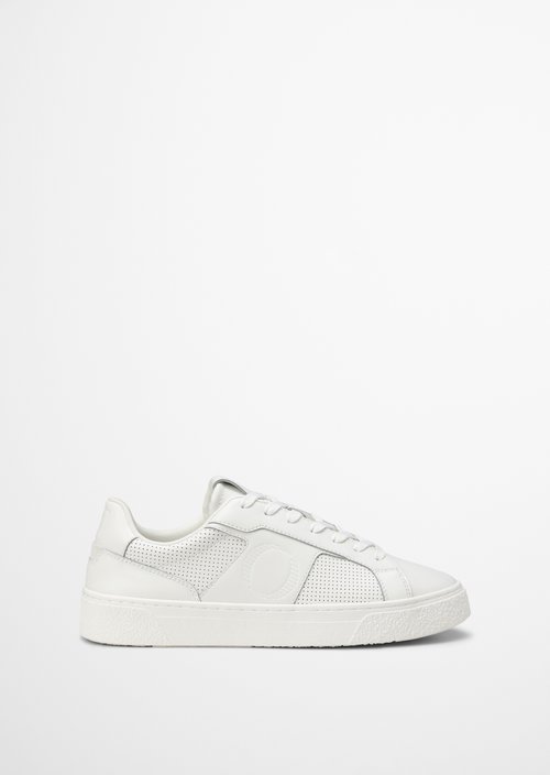 Baskets en cuir de vache noble - blanc | Sneakers | MARC O’POLO