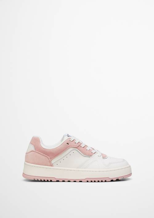 Sneaker made from high-quality cowhide - white | Sneakers | MARC O’POLO