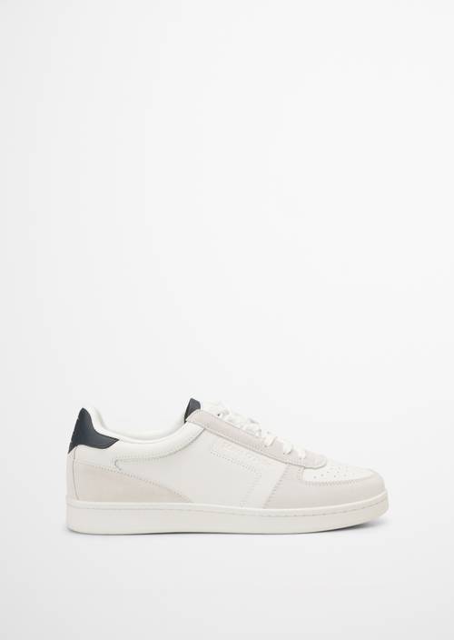 Sneaker made from high-quality cowhide - white | Sneakers | MARC O’POLO