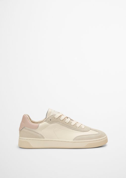 Sneaker made from high-quality cowhide - white | Sneakers | MARC O’POLO
