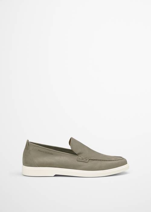 Slip-on loafer made from soft nubuck leather - beige | Summer shoes ...