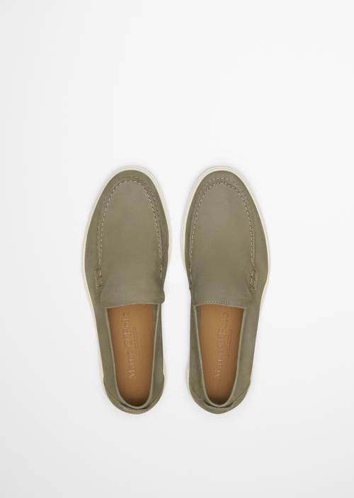 Slip-on loafer made from soft nubuck leather - beige | Summer shoes ...
