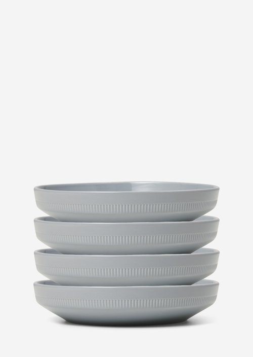 Tiefer Teller Model Moments im 4er-Set - grau | Damen | MARC O’POLO