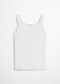 Tank top slim made from stretch single jersey - black | Tops | MARC O’POLO
