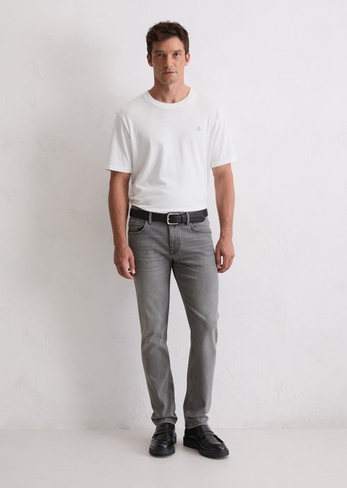 SJÖBO shaped jeans With a low-rise waist - gray | Jeans | MARC O’POLO