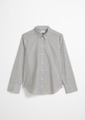 A-shape blouse made from papertouch poplin - multicolor | Long-sleeve ...