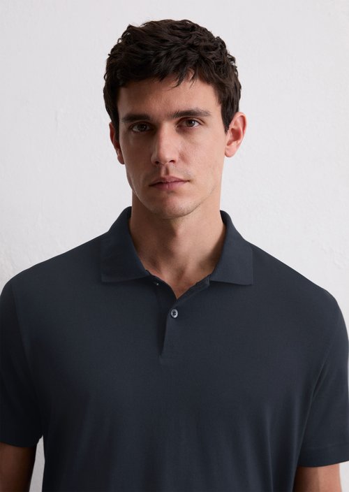 DfC polo shirt jersey regular made from pure organic cotton - blue ...