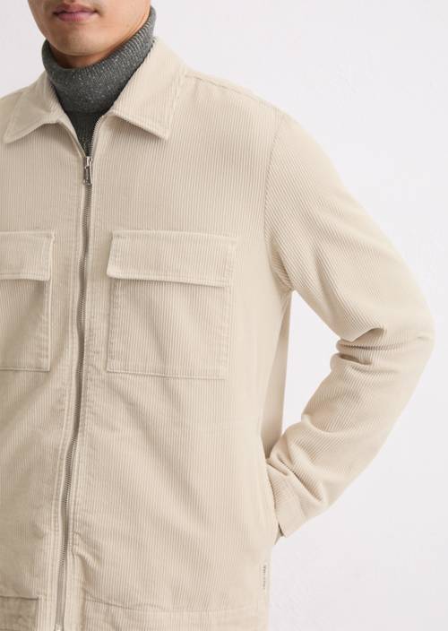 Overshirt made from heavy organic cotton corduroy - brown | Overshirts ...